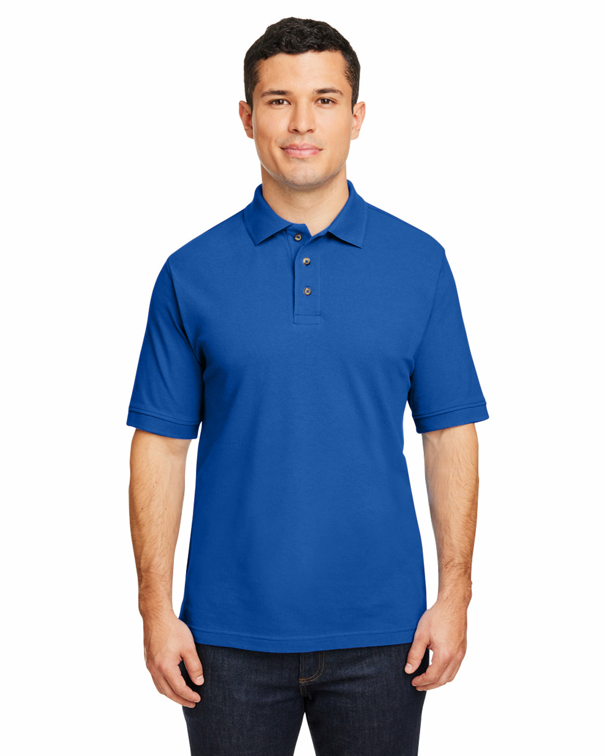 Men's Ringspun Cotton Pique Short-sleeve Polo